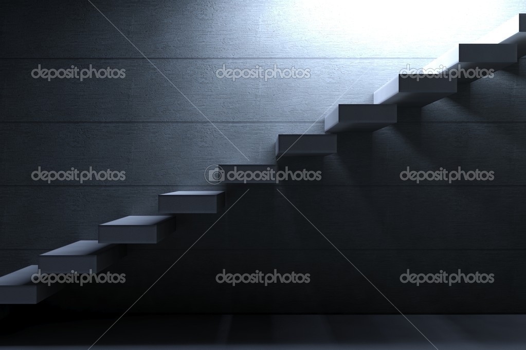 Cement Stairs on concrete background Stock Photo by ©dampoint 19434801