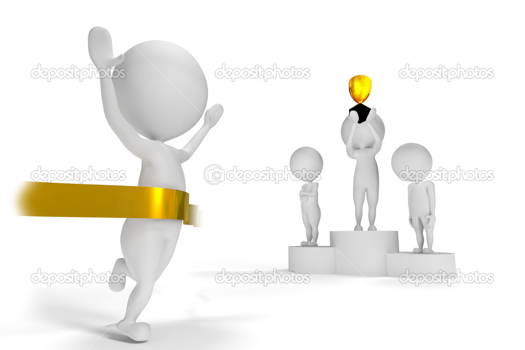 3d human character wins Stock Photo by ©dampoint 19435415