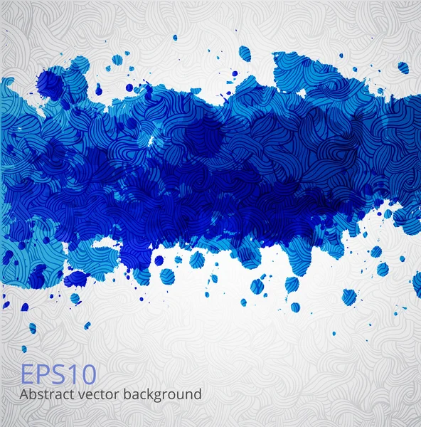 Background with a big blue splash. Stock Vector Image by ©Elinacious ...