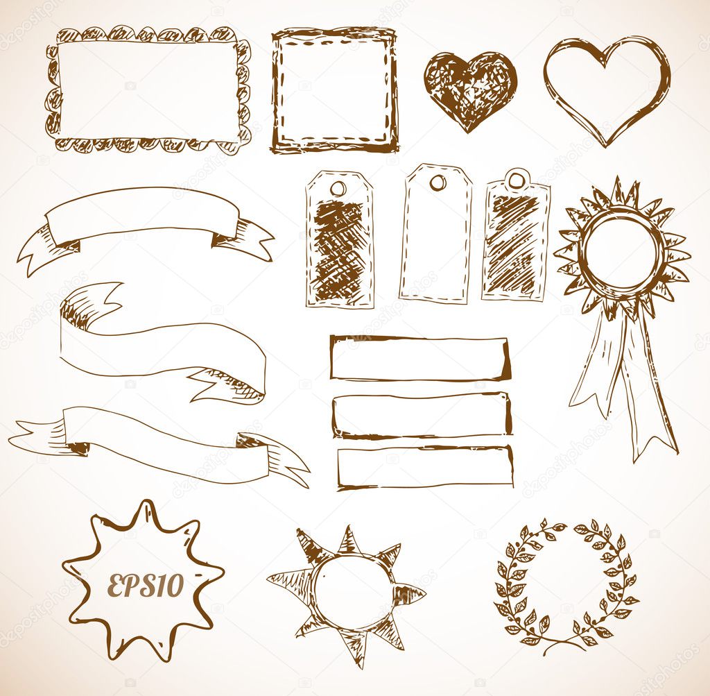 Borders, banners Stock Vector by ©Elinacious 39692743