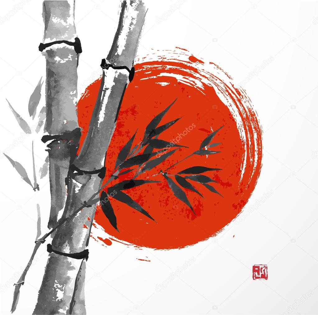 Japanese Painting Bamboo