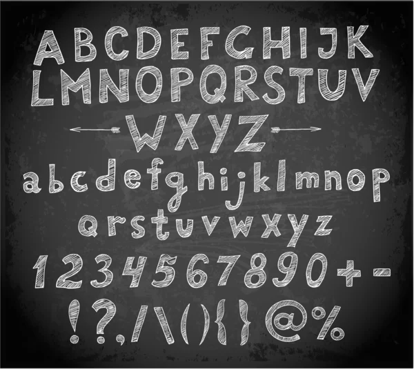 Doodle sketch font Stock Vector Image by ©Elinacious #48728221