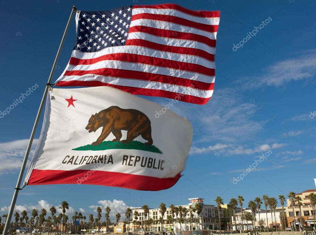 US and California state flags — Stock Photo © gabriel11 #19779815