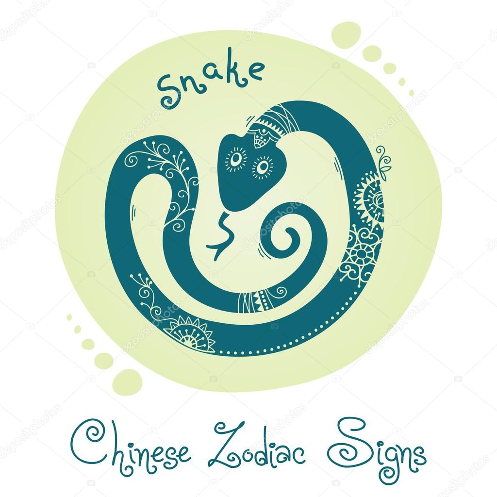 Chinese Zodiac Snake Symbol