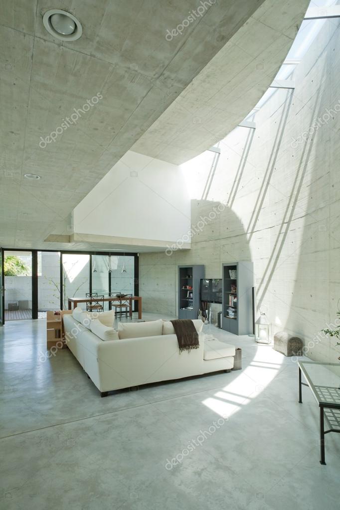 Interior modern house in beton Stock Photo by ©Zveiger 23610663