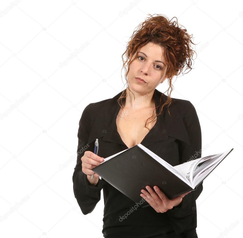 Beautiful woman manager — Stock Photo © Zveiger #30729597