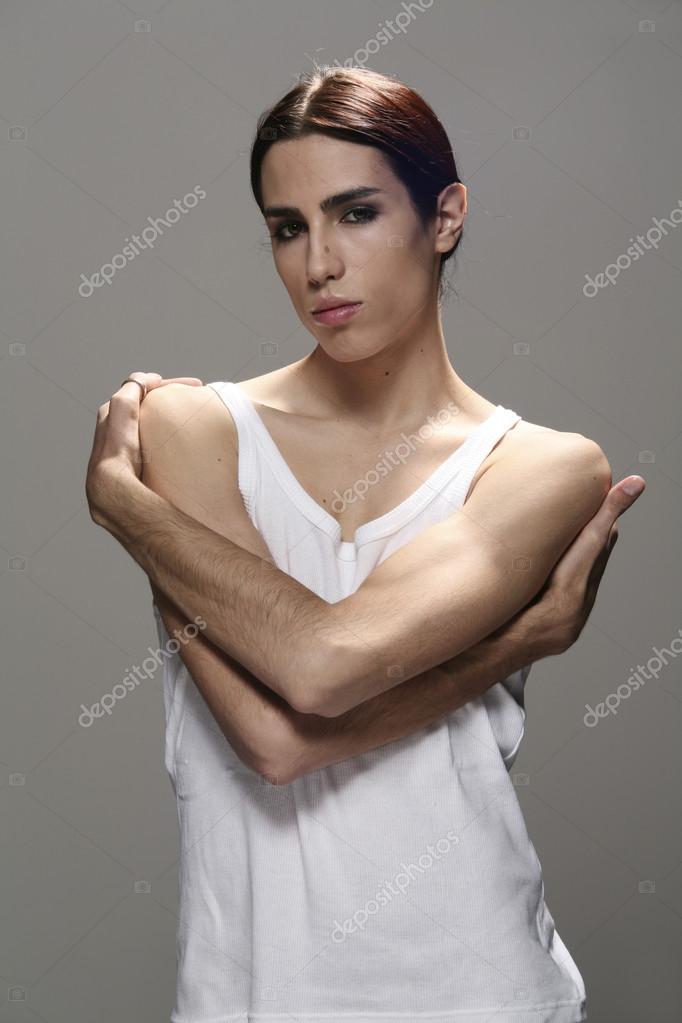 Androgynous man Stock Photo by ©Zveiger 32012889