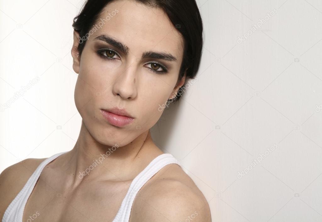 Portrait of androgynous boy Stock Photo by ©Zveiger 32014203