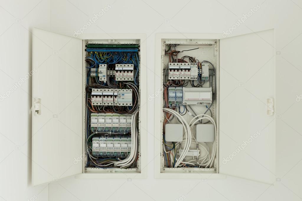 Electrical panel, controls and switches Stock Photo by ©Zveiger 43910107