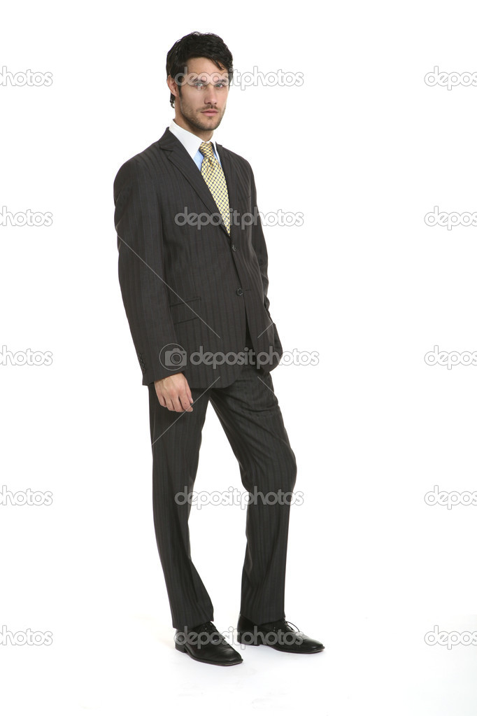 Businessman standing Stock Photo by ©Zveiger 49834723