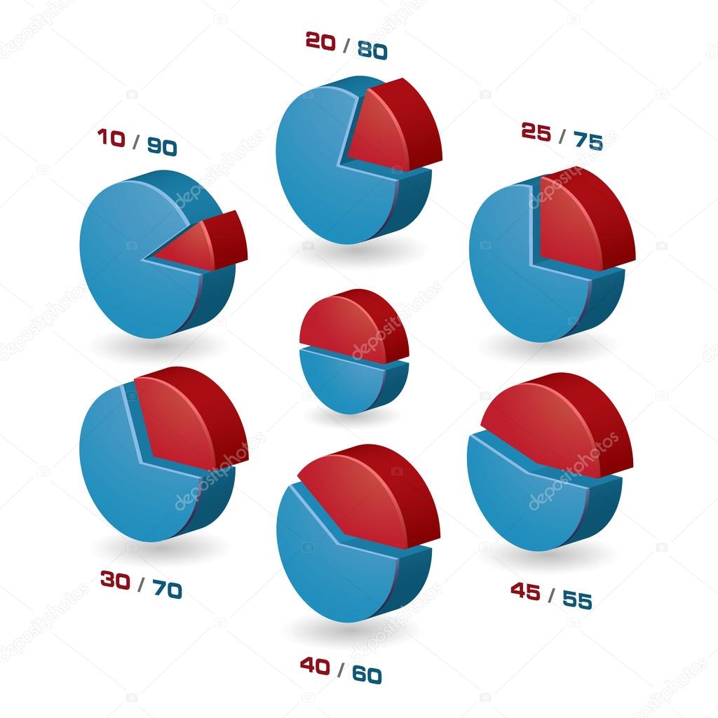 3D Infographic - pie graph Stock Vector Image by ©Perfidni1 #22130495