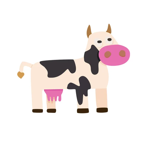 Vaca rosada imágenes de stock de arte vectorial | Depositphotos