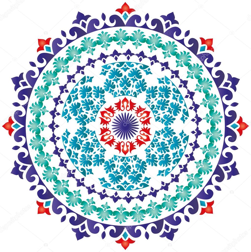 Oriental pattern and ornaments (turkish design) — Stock Vector ...