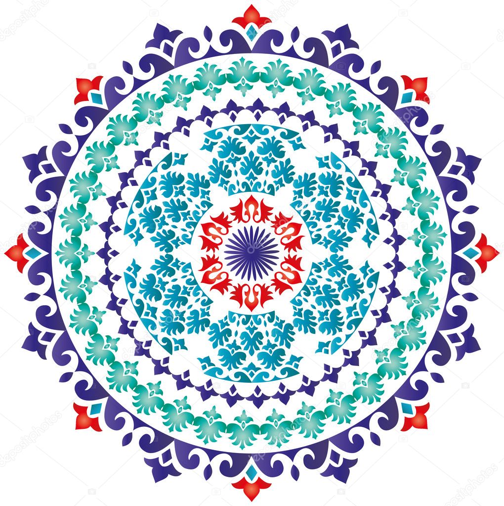 Oriental pattern and ornaments (turkish design) Stock Vector by ©antsvgdal 20393757