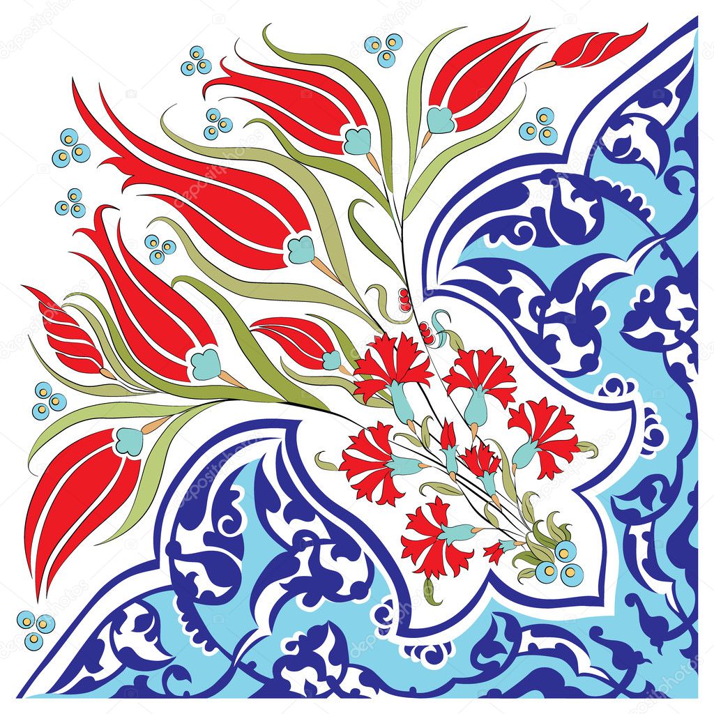 Oriental ottoman design twenty-eight — Stock Vector © antsvgdal #42247437