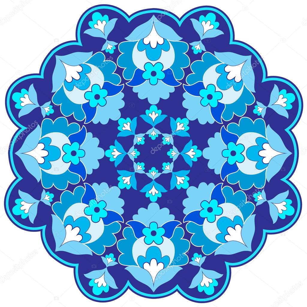 Ottoman motifs design series with fifteen version — Stock Vector ...