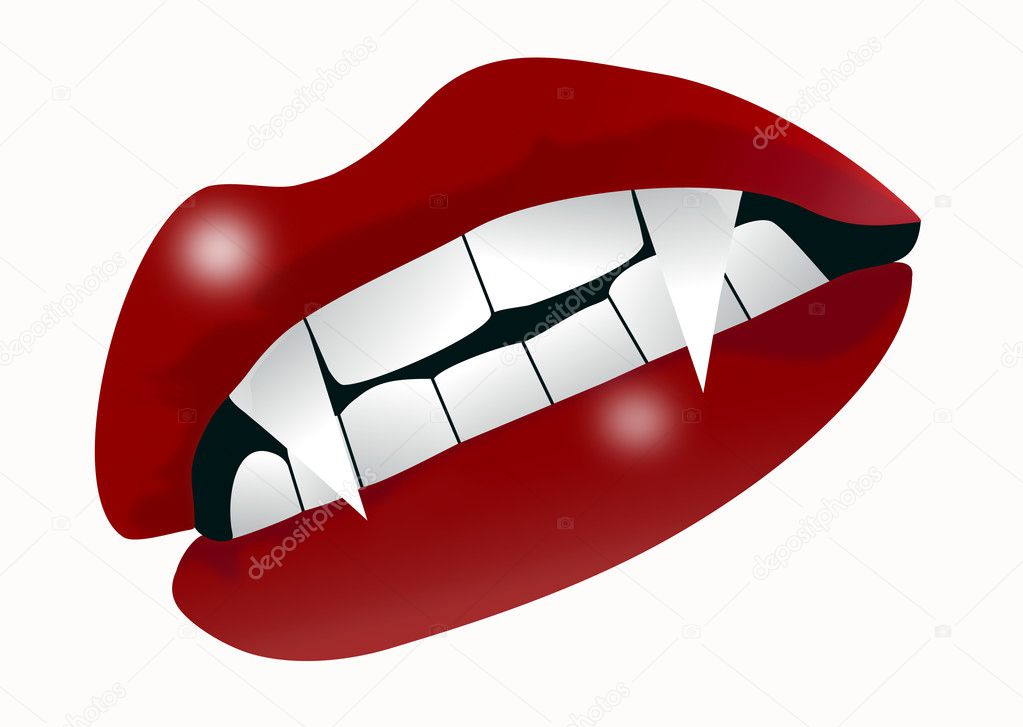 Vampire mouth — Stock Photo © sunworld #21113379