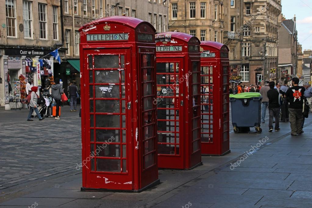 Old British phone booth Stock Photo by ©hespasoft 31059575