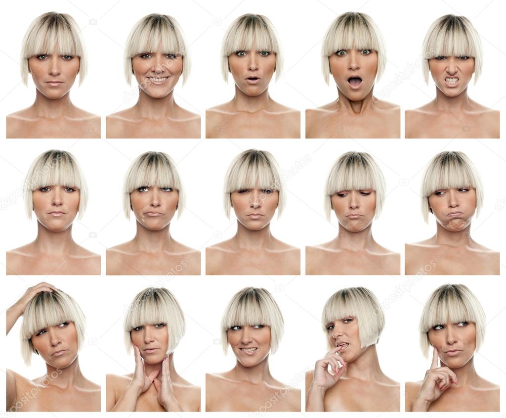 Woman expressions Stock Photo by ©bertys30 19778487