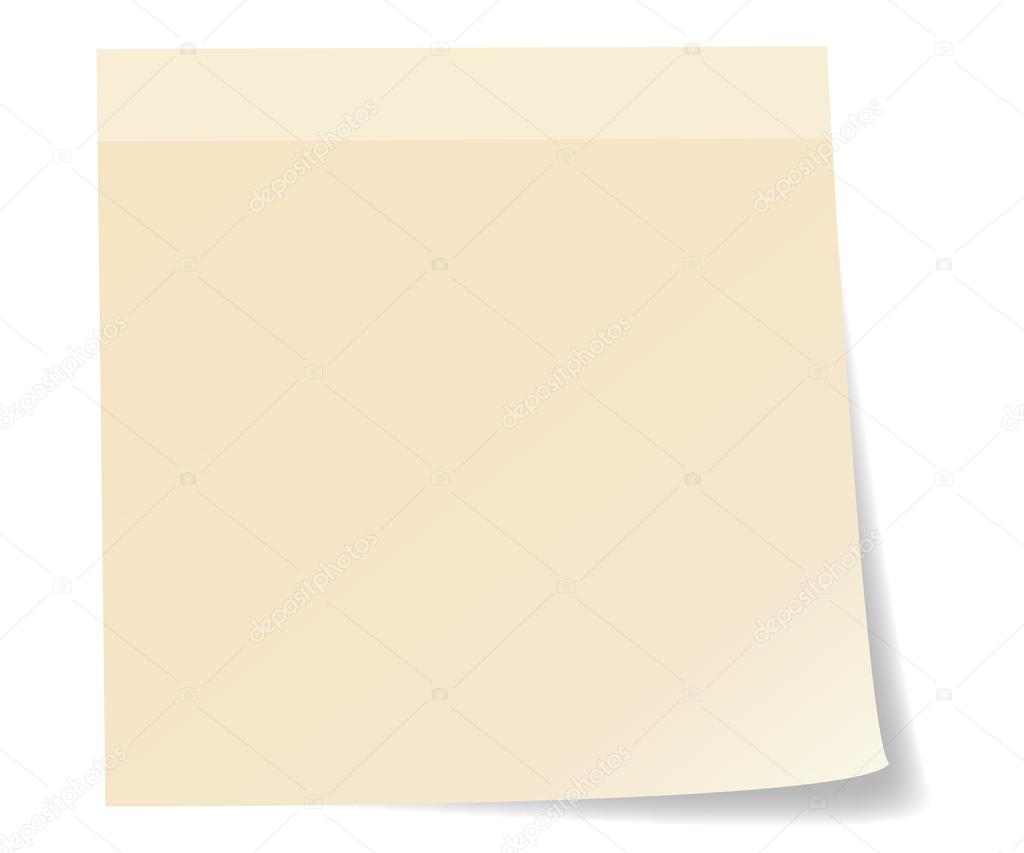 Stick note paper Stock Vector Image by ©violeta3 #24154623