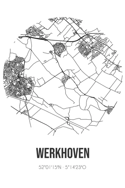 Resumen el mapa de Werkhoven situado en Utrecht municipio de Bunnik ...