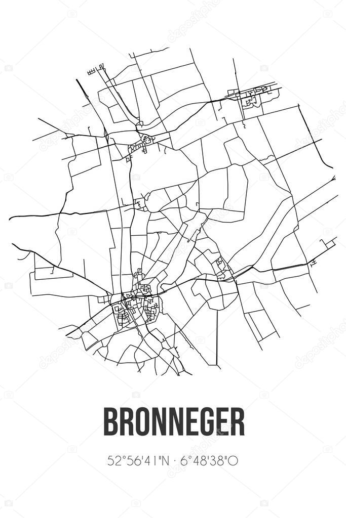 Resumen del plano de Bronneger situado en Drenthe municipio de Borger ...