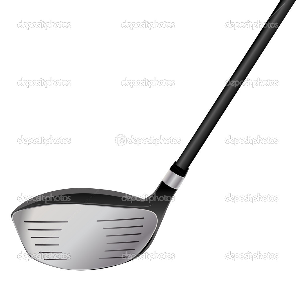 Golf Club Driver Illustration Stock Vector Image by ©enterlinedesign ...