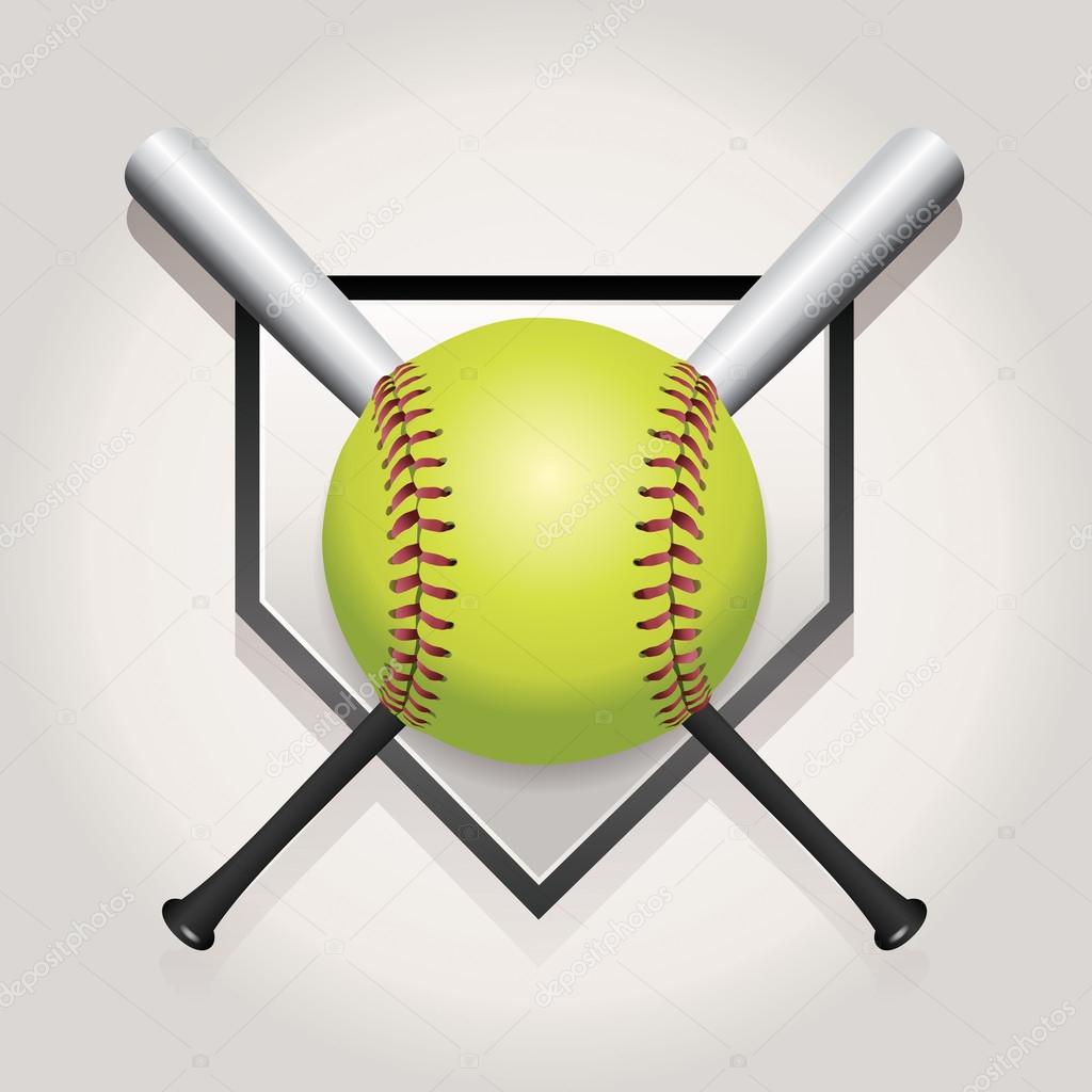 Baseball Home Plate Vector
