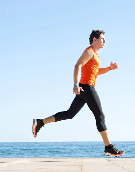 Man running profile Stock Photos, Royalty Free Man running profile ...