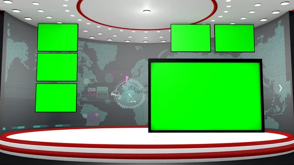 Set TV Chroma key - Stock Image - Everypixel