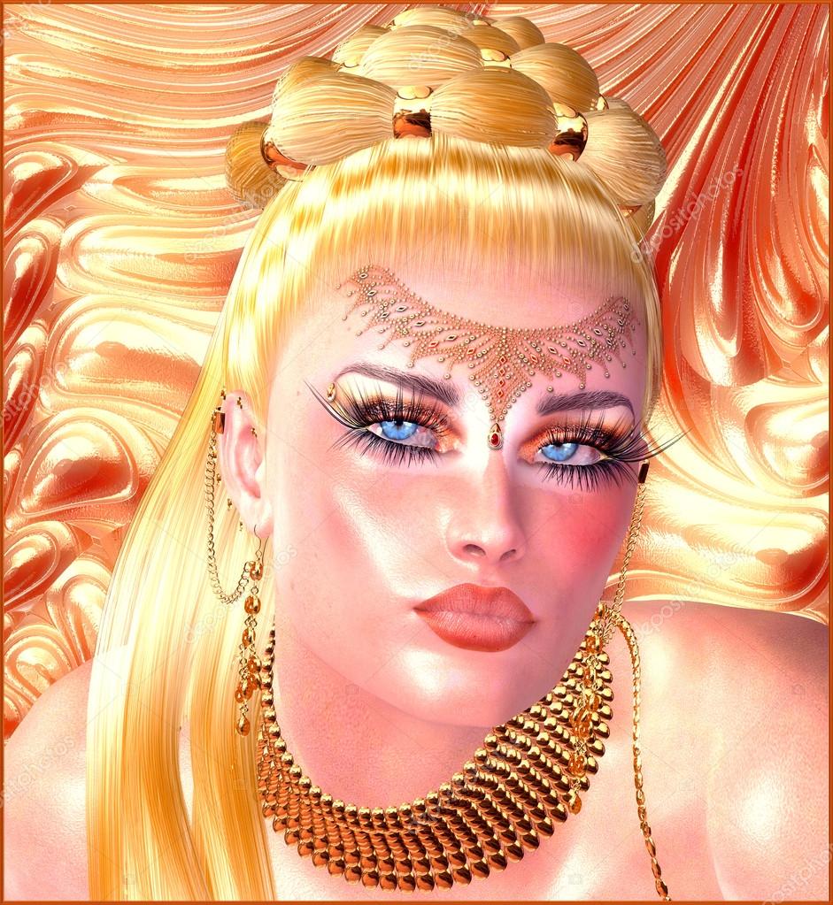 render artístico de Helena de Troya — Foto de stock © Tim0920 #47180235