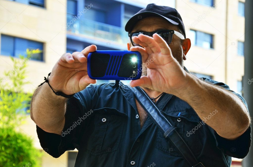A man with a mobile phone — Stock Photo © amiga2005 #29802181