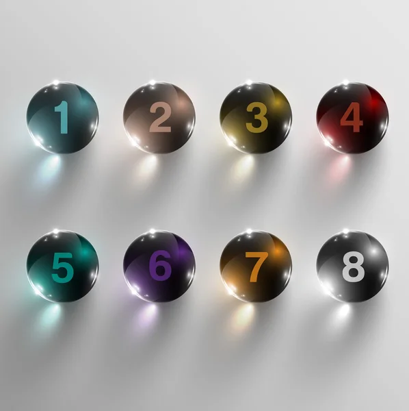 3D disco balls on a white background Stock Vector Image by ...