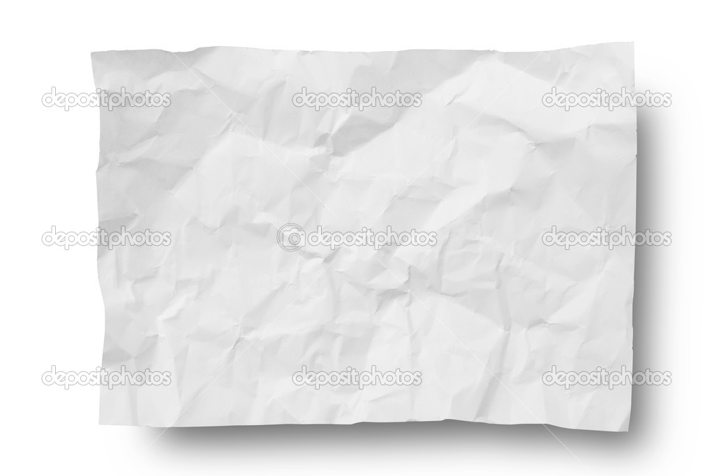 Wrinkled Piece Of Paper