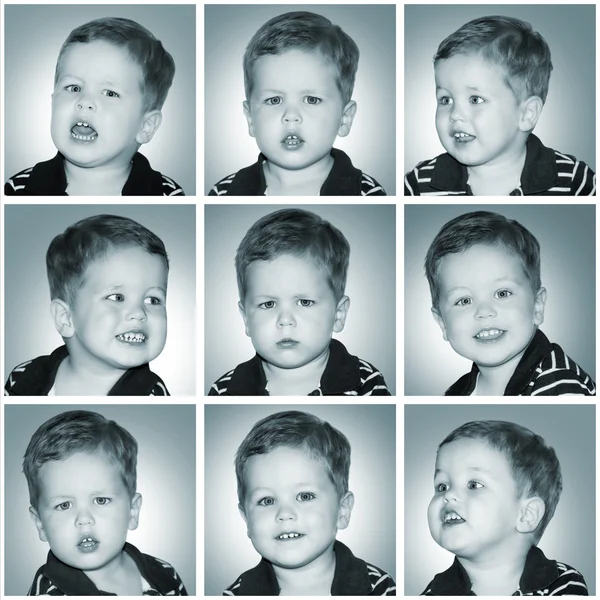 Boy expressions — Stock Photo © leporiniumberto #10050114