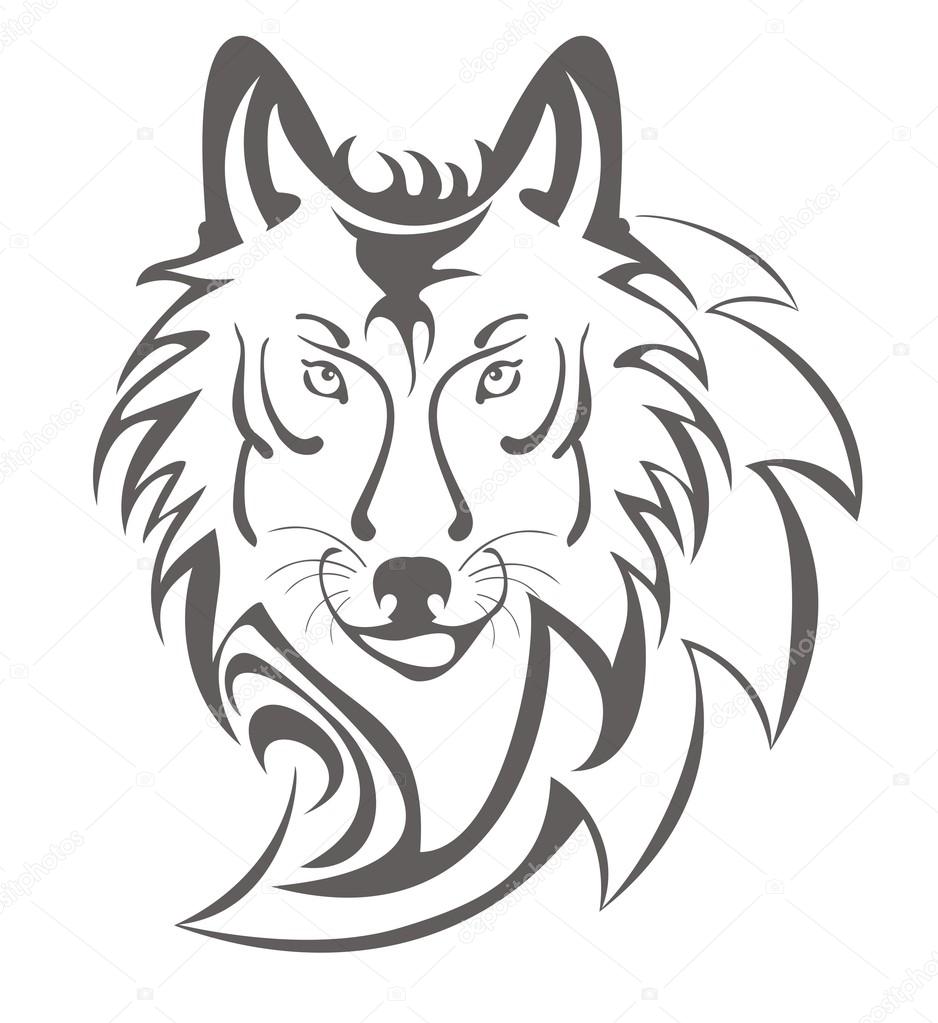 Wolf symbol — Stock Vector © lion21 #20839309