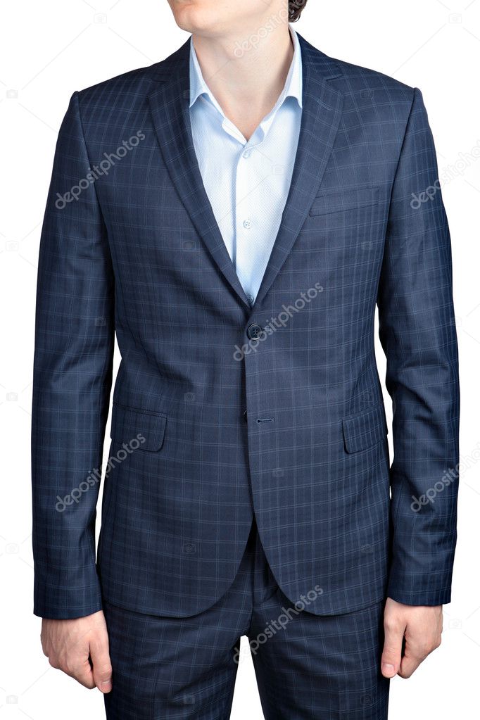 Checkered suit for men — Stock Photo © grigvovan #47731587