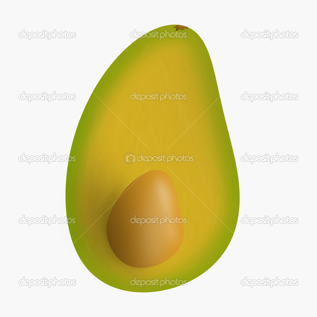 Figure avocado — Stock Photo © danilkorolev #27381711