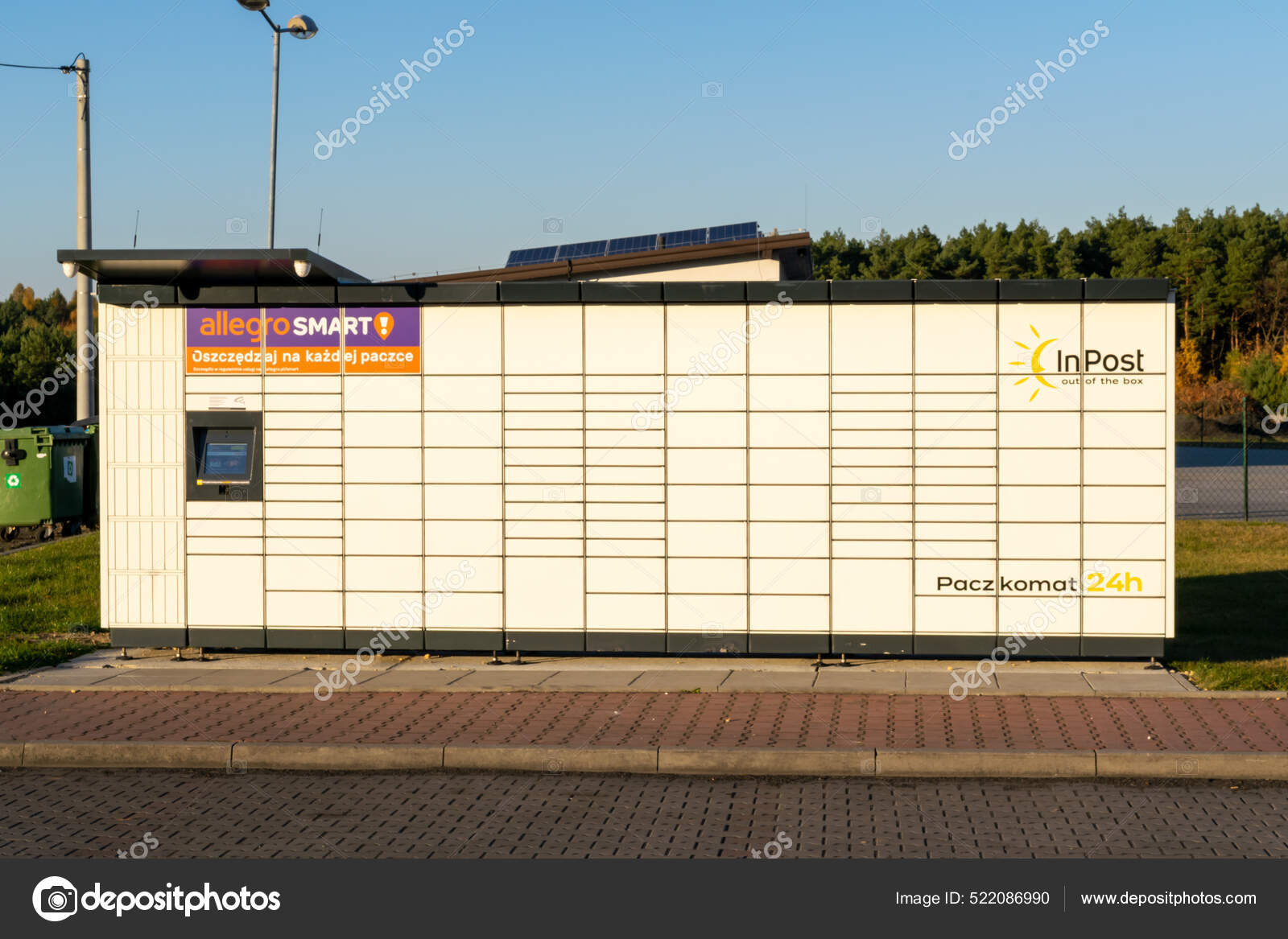 Mierzecice Poland 2021 Parcel Locker Inpost Mierzecice – Stock ...