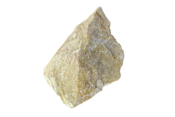 Interesting Limestone White Isolated Background Stock Photo by ...