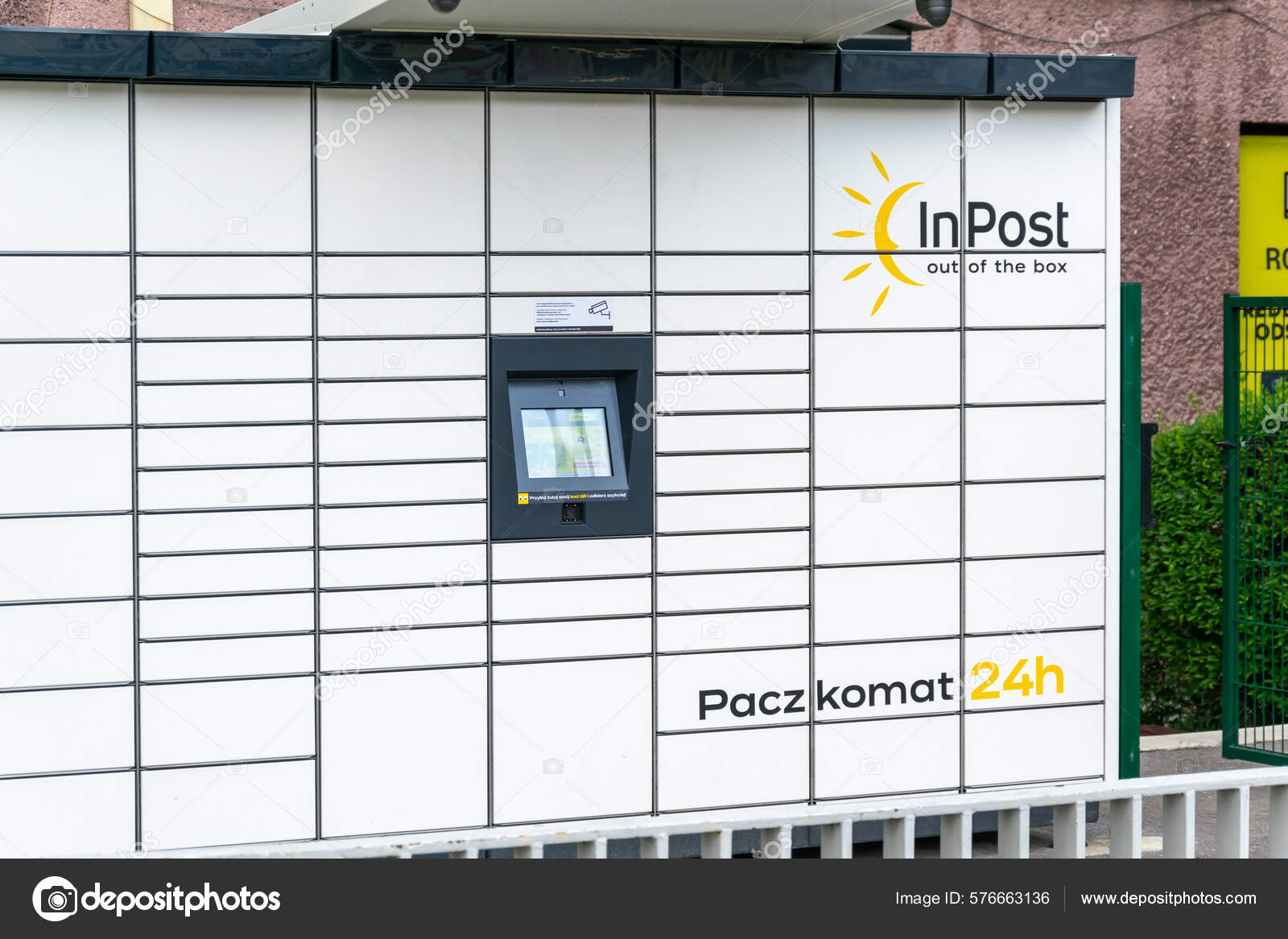 Krakow Poland 2022 Parcel Locker Inpost Krakow – Stock Editorial Photo ...