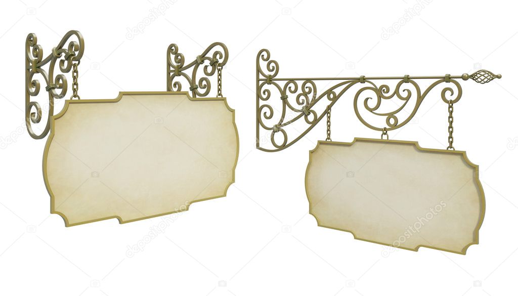 Old Time Signs Board