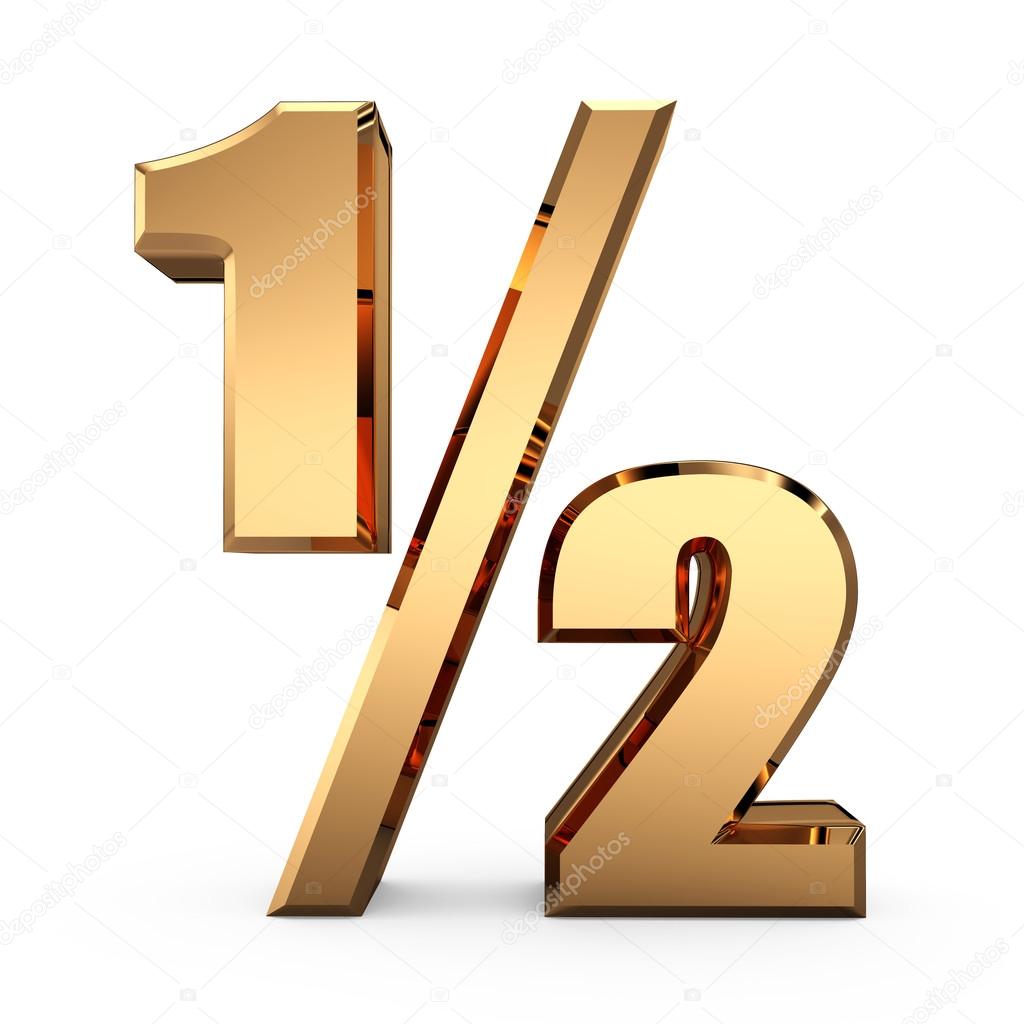 One Half Symbol