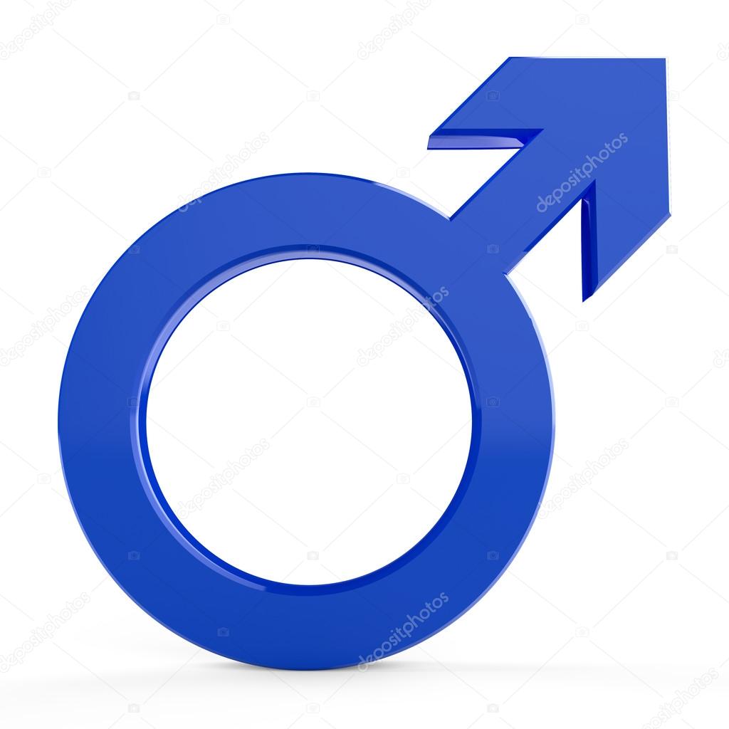 3D male symbol — Stock Photo © yavuzunlu #26281983