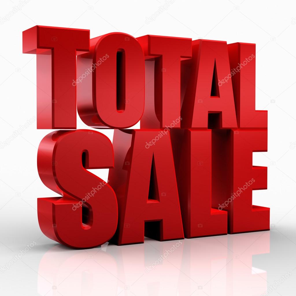 3D total sale — Stock Photo © yavuzunlu #26297691