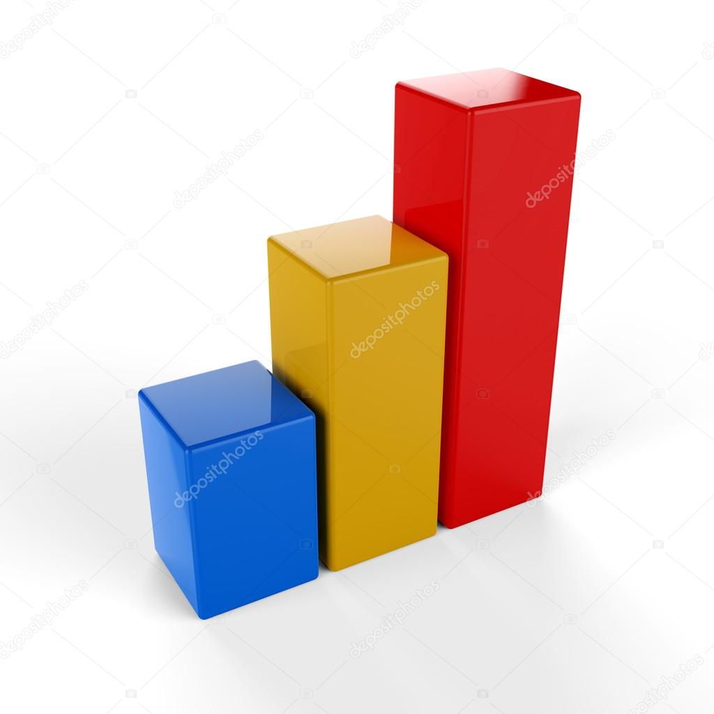 3D Bar Graph icon — Stock Photo © yavuzunlu #26362489