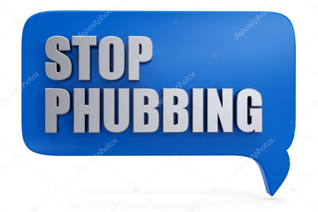 3D stop phubbing text — Stock Photo © yavuzunlu #35811847