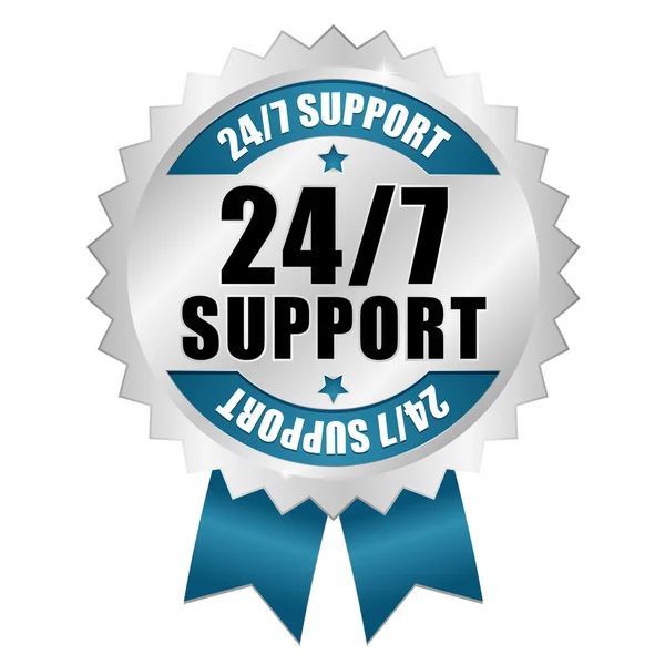 24-7 support button Stock Vector Image by ©newartgraphics #20999977