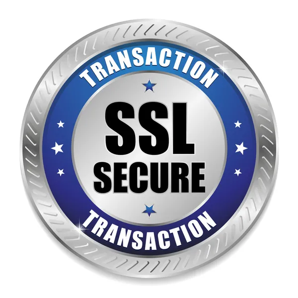 Blue secure transaction button Stock Vector Image by ©newartgraphics ...
