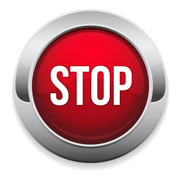 Vectores de stock de Stop button push, ilustraciones de Stop button ...